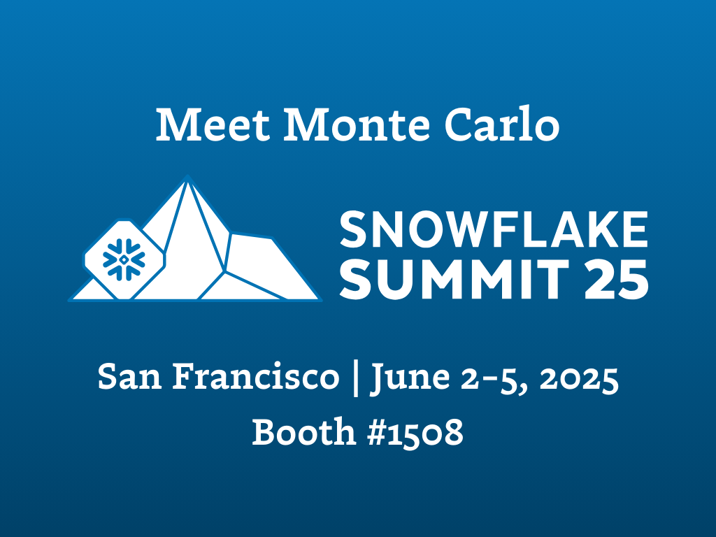 Meet Monte Carlo at Snowflake Summit 2025