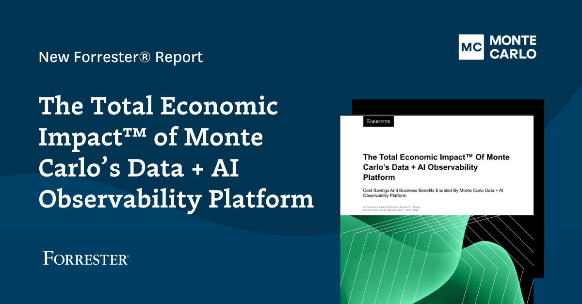 New Forrester The Total Economic Impact™ of Monte Carlo’s Data + AI ...